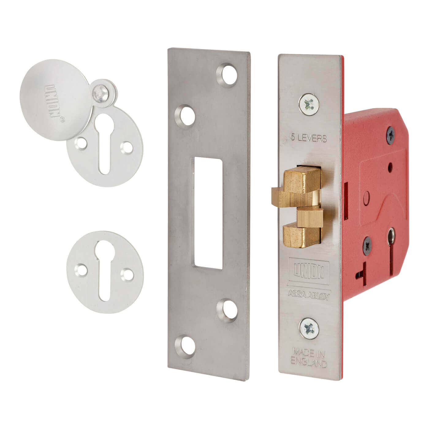 UNION 2401 3 5 LEVER SLIDING DOOR LOCK SC