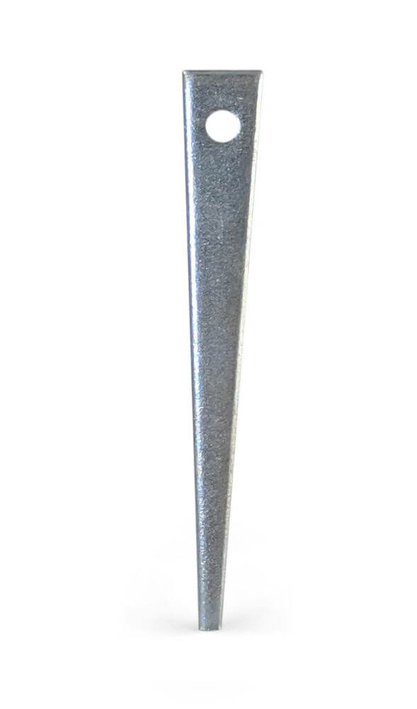 Zinc Plated No.411 Hammer-in Flat Vine Eyes 75mm